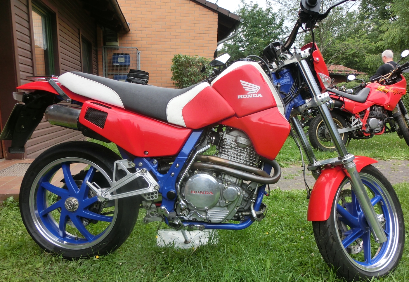 NX650 Dominator Sumo mit Einarmschwinge